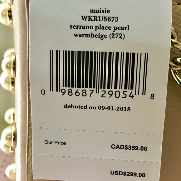 kate spade | Bags | Kate Spade Maisie Serrano Pearl Crossbody Bag ...